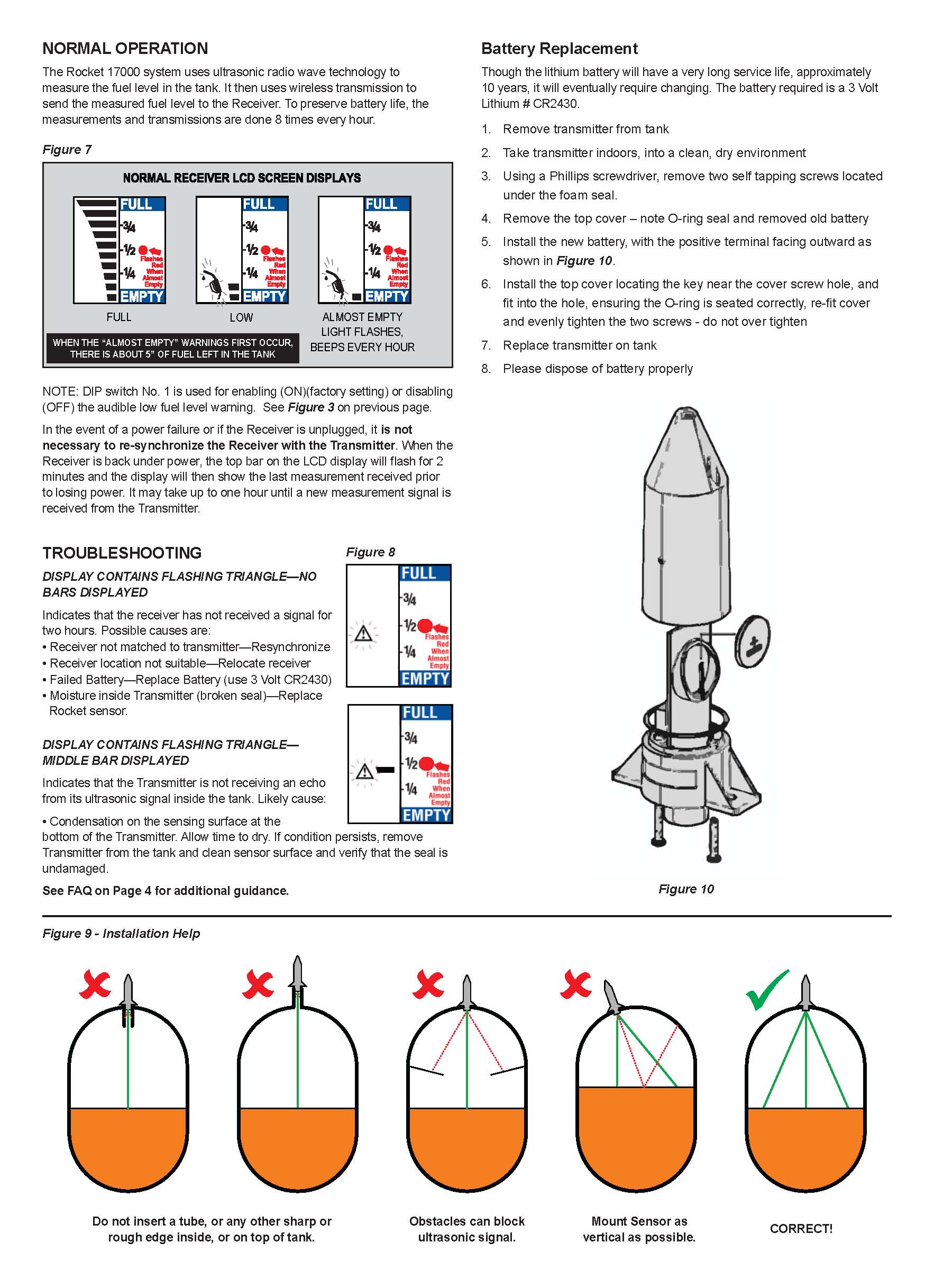 OEM Rocket Gauge Installation Instructions: Wireless Fuel Level Monitor